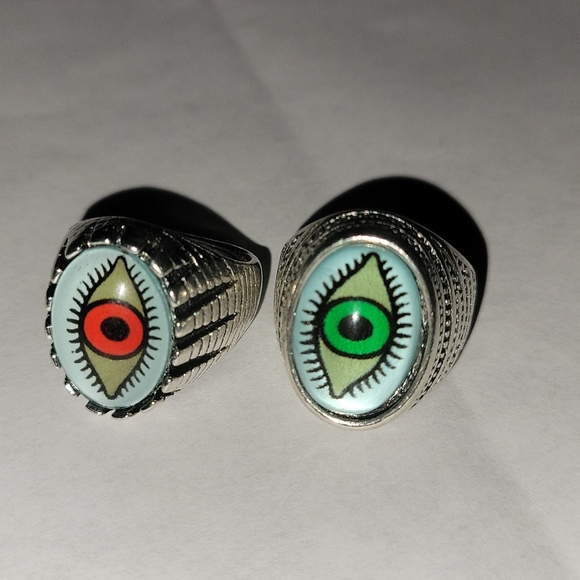 Accessories | Vintage Eye Rings | Poshmark
